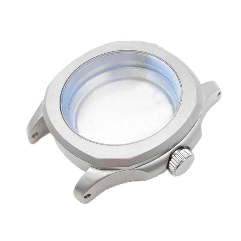 Nautilus Sandblasted Case Set for Seiko Mod: Silver – WR Accessories