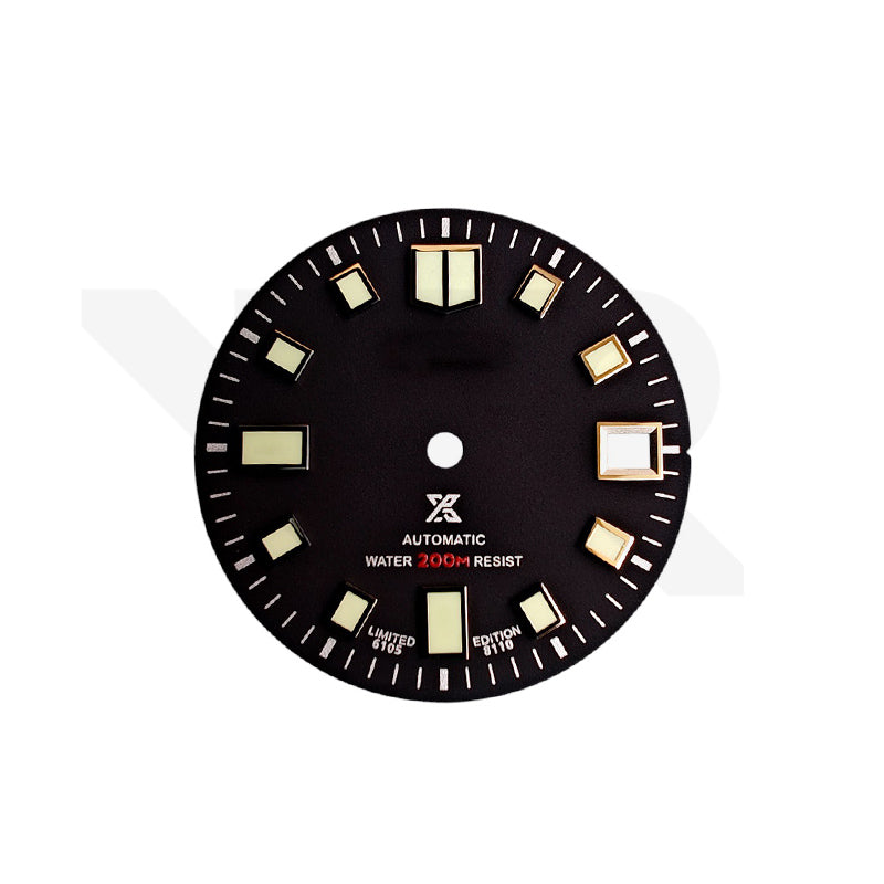 6105 Turtle Dial for Seiko Mod – WR Accessories