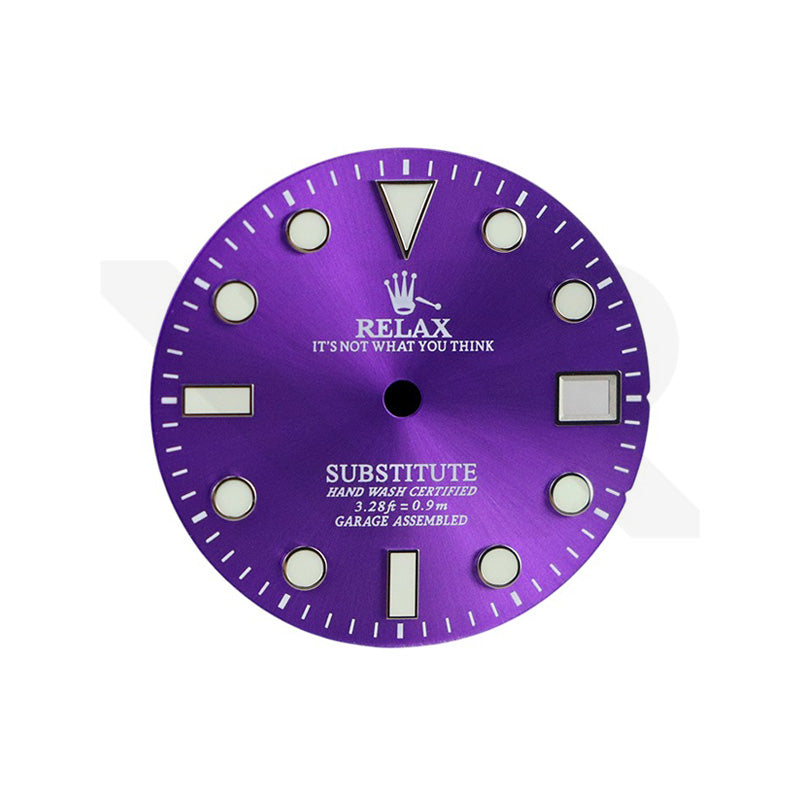 Relax Dial for Seiko Mod: Sunburst Purple – WR Accessories