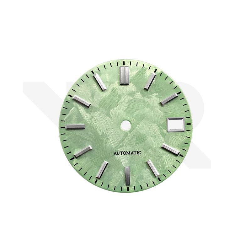 GS Shunbun Style Spring Green Dial for Seiko Mod: Silver GS Style Indi ...