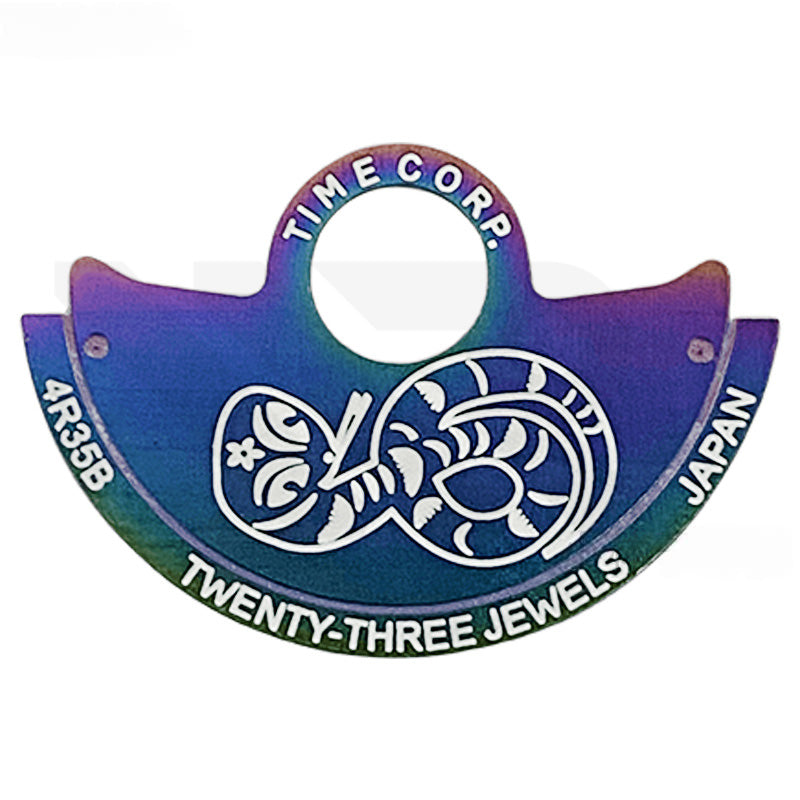 NH35 Rotor - Great Wave Black | WR Accessories – WR Accessories