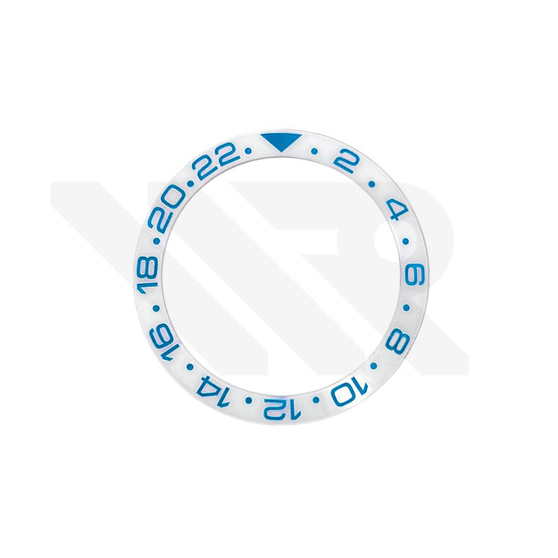 GMT-24 Ceramic Sloped Bezel Insert for SKX/SRPD - White/Blue – WR ...