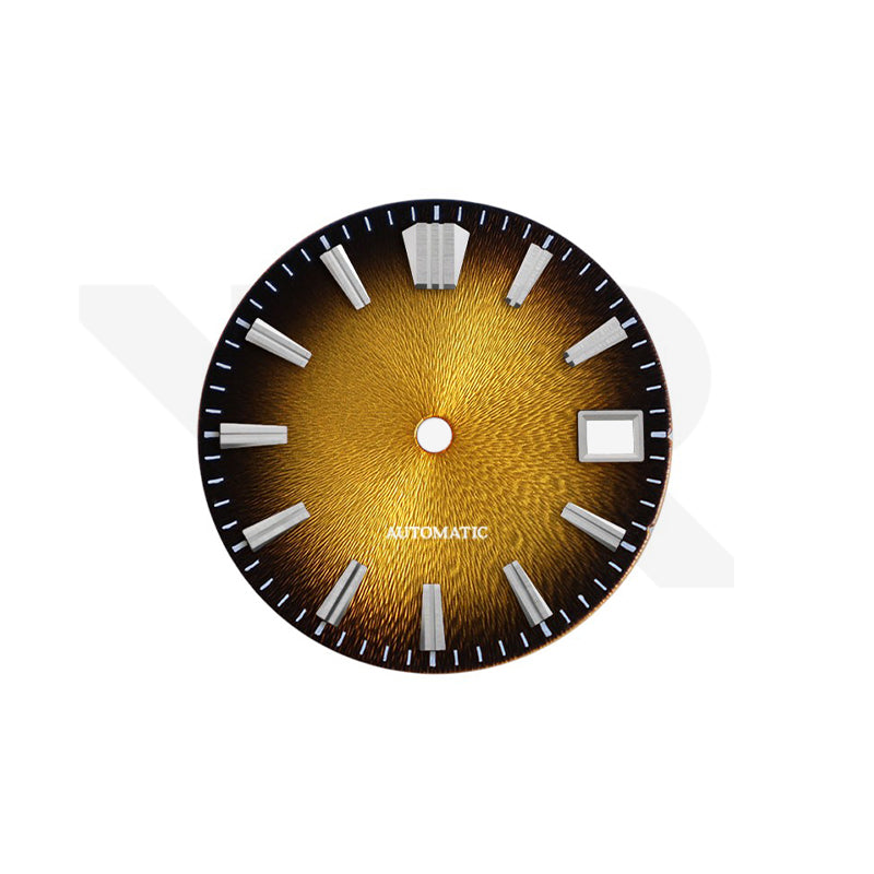 Textured Metallic Sunburst Dial for Seiko Mod: Gradient Orange Dial GS ...