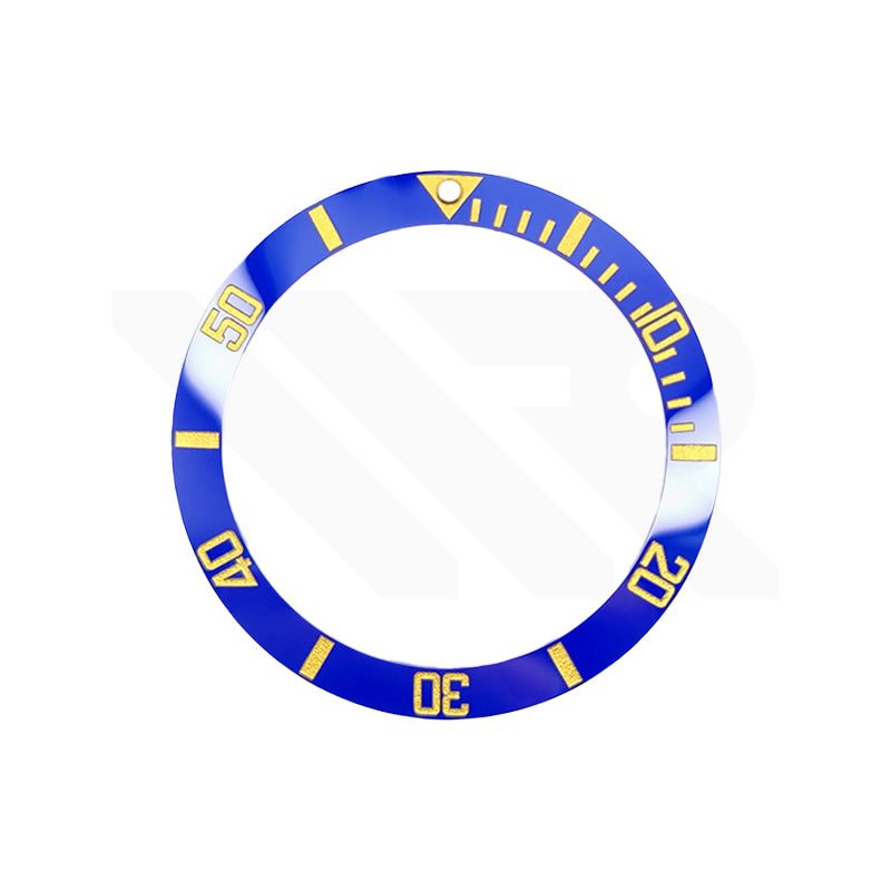 Sub Ceramic Sloped Bezel Insert For MDV-106A: Blue / Yellow – WR ...