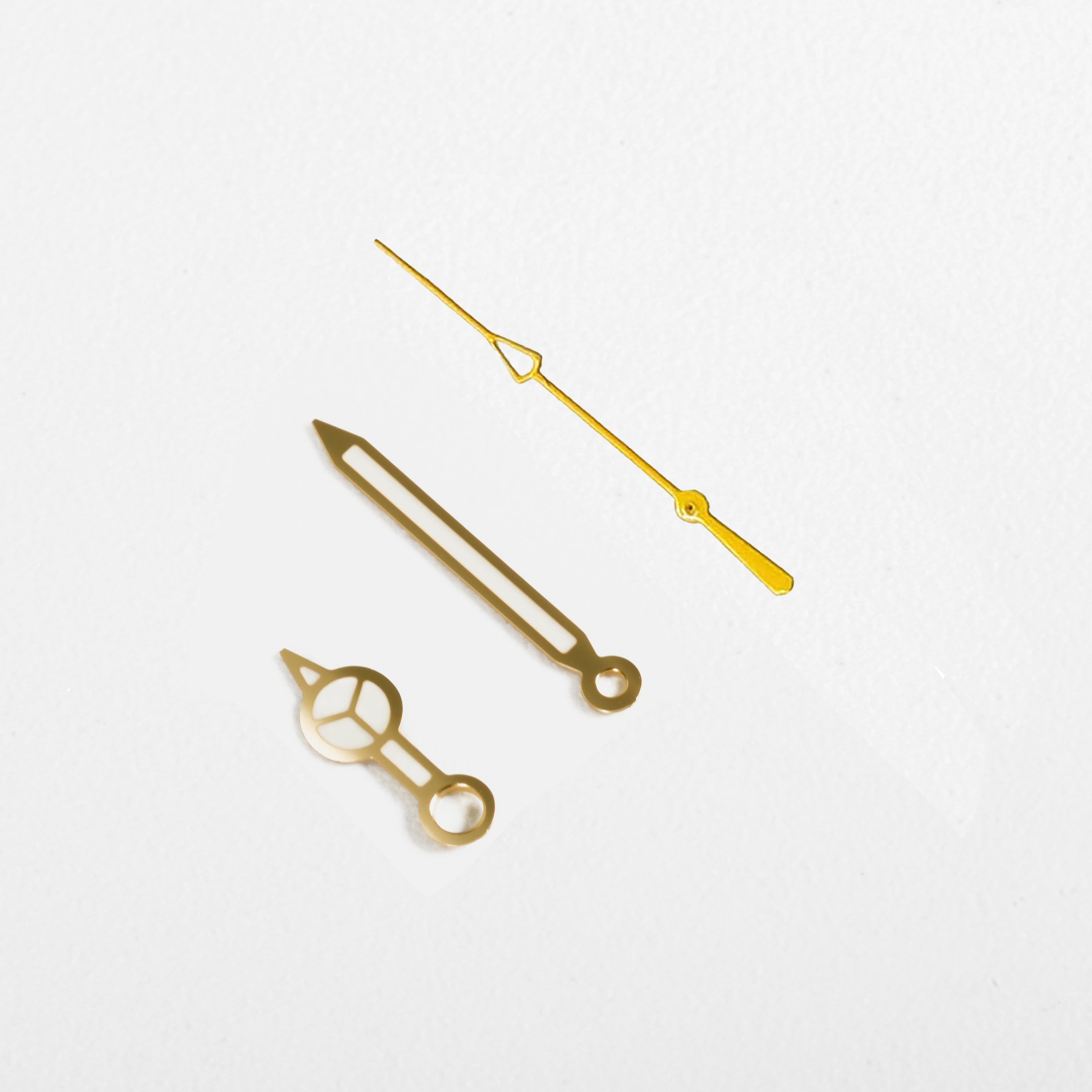 Mercedes Watch Hands for Casio MDV Mod: Gold w Yellow (Cathedral) – WR ...