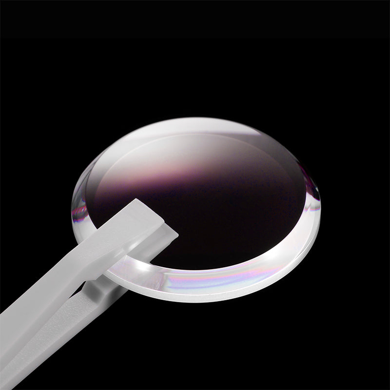 32mm Double Domed Sapphire Ultra Wide Chamfer Crystal (Red AR Coating ...